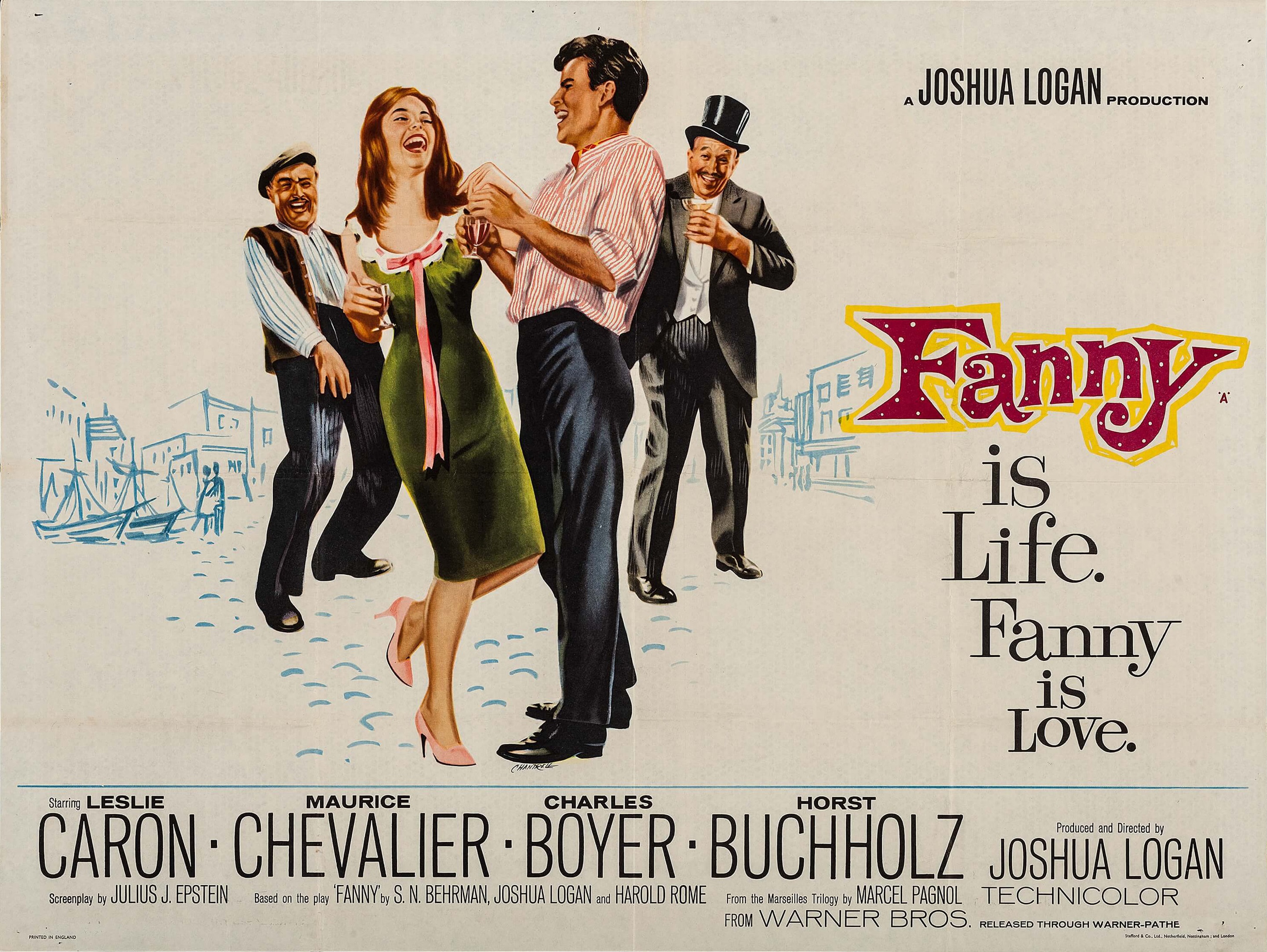 Fanny 1961 1961 Peter Hall With His Wife Leslie Caron On The Set Of