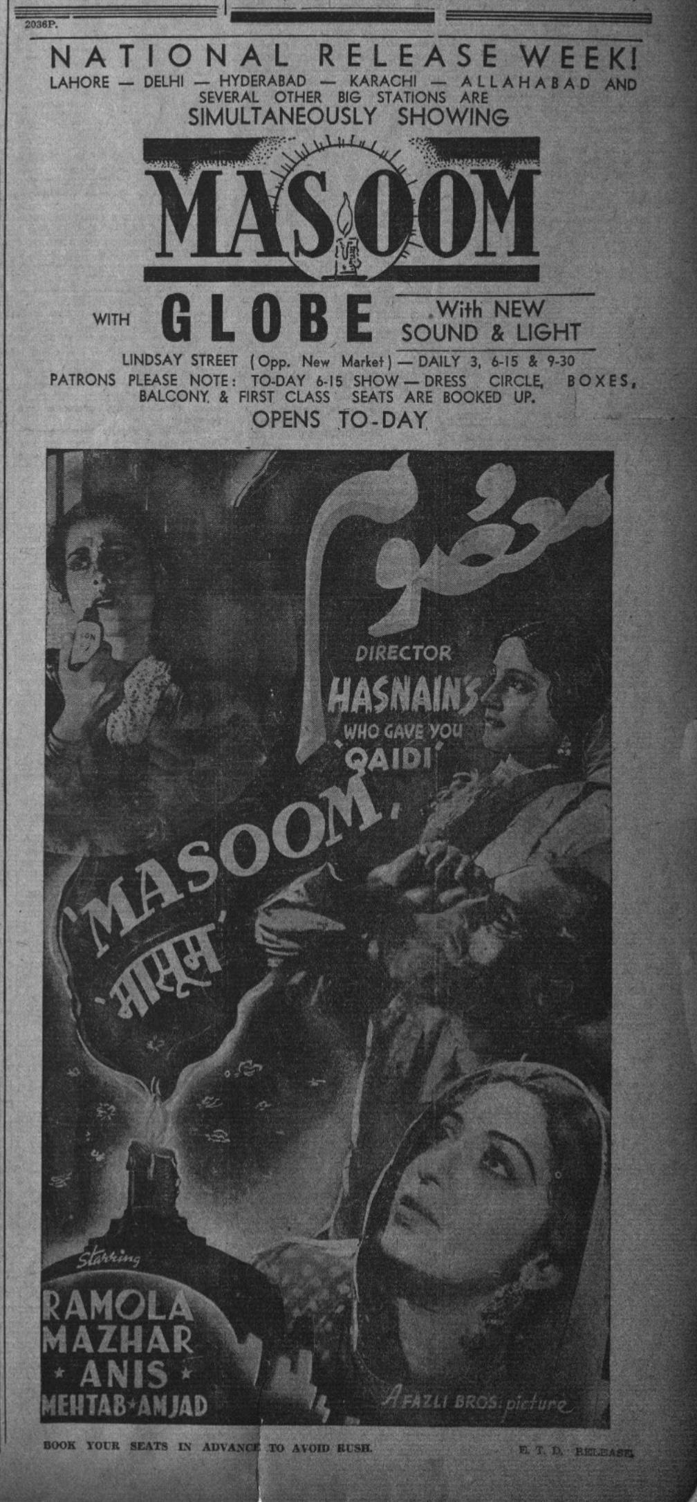 Masoom (1941)