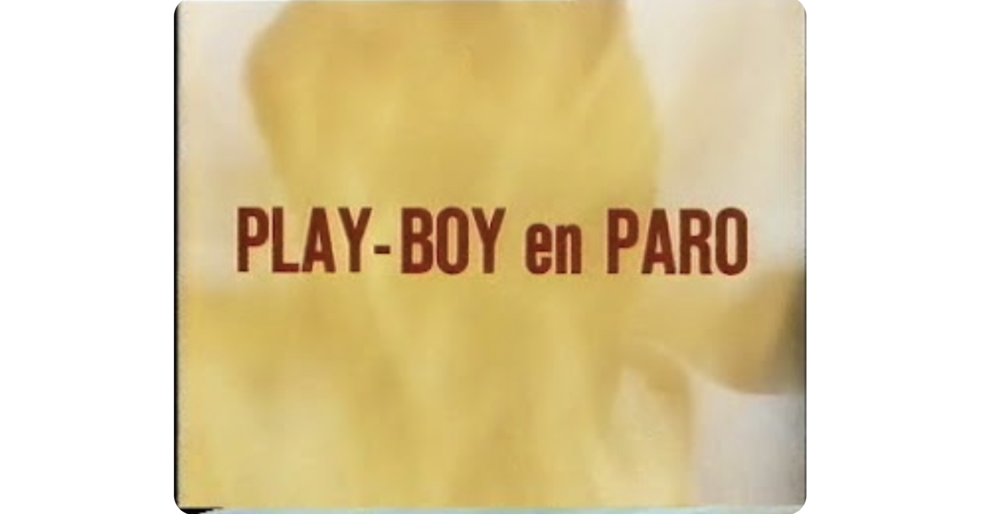 Playboy en paro (1984)