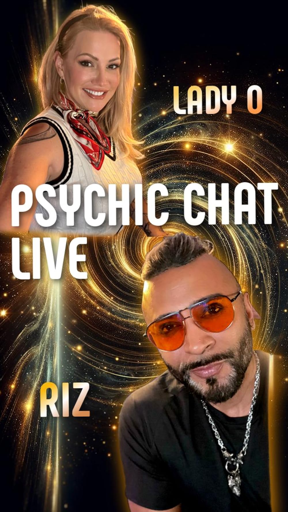 "Meta Mystic Podcast-Psychic Sundays Live" Live Psychic Readings Psychic Sundays w Riz and Lady ...