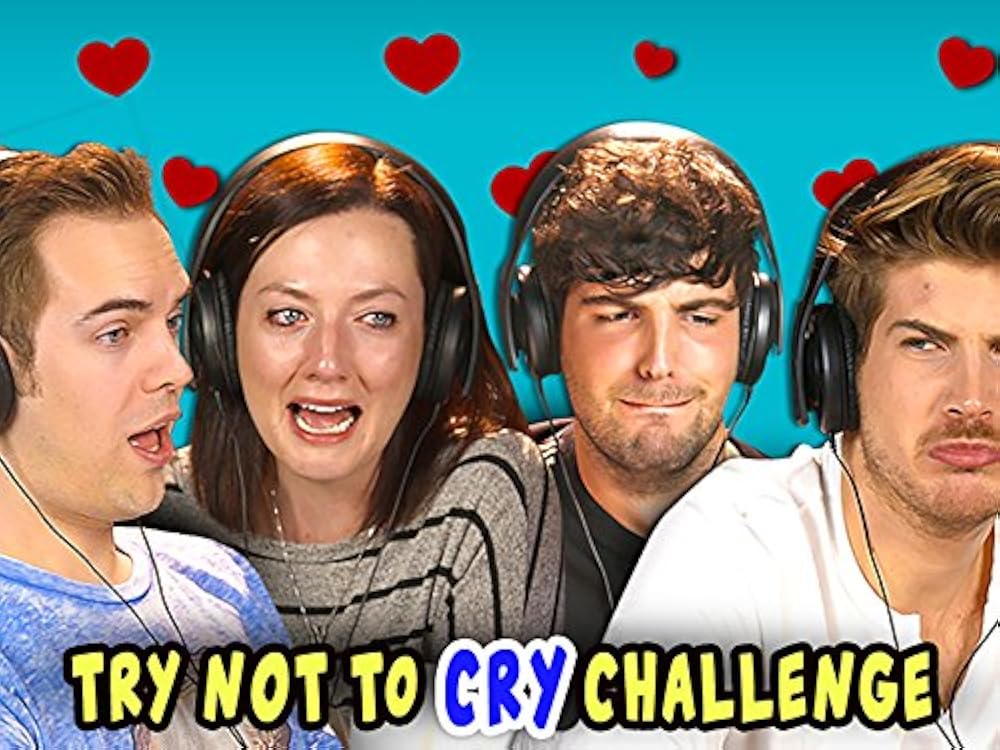 "YouTubers React" Youtube Couples React to Try Not to Cry Challenge (Love Edition) (TV Episode ...