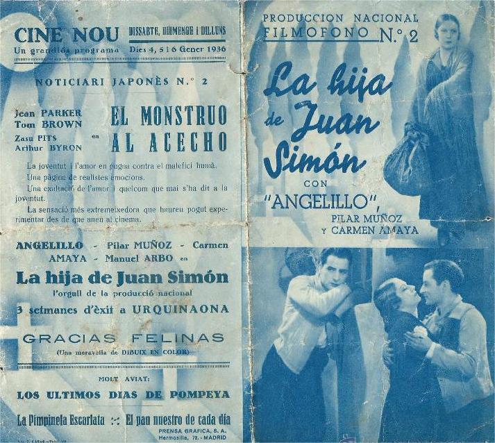 La hija de Juan Simón (1935)