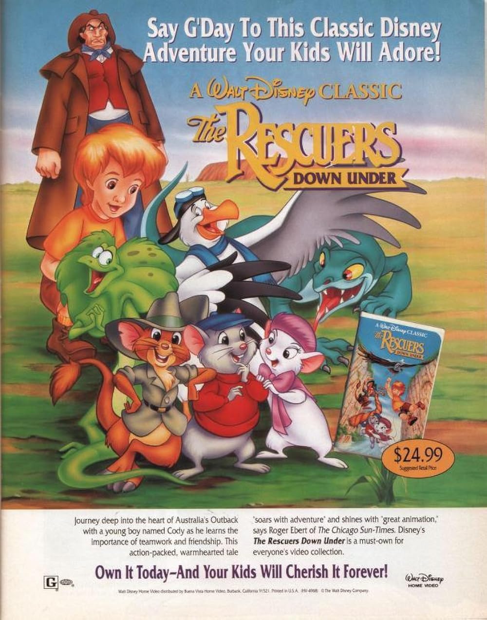 The Rescuers Down Under (1990)