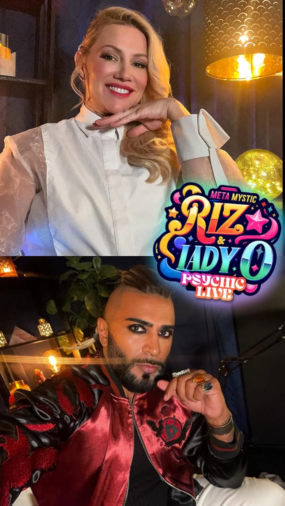 "Meta Mystic Podcast-Psychic Sundays Live" Live Psychic Readings Psychic Sundays w Riz and Lady ...