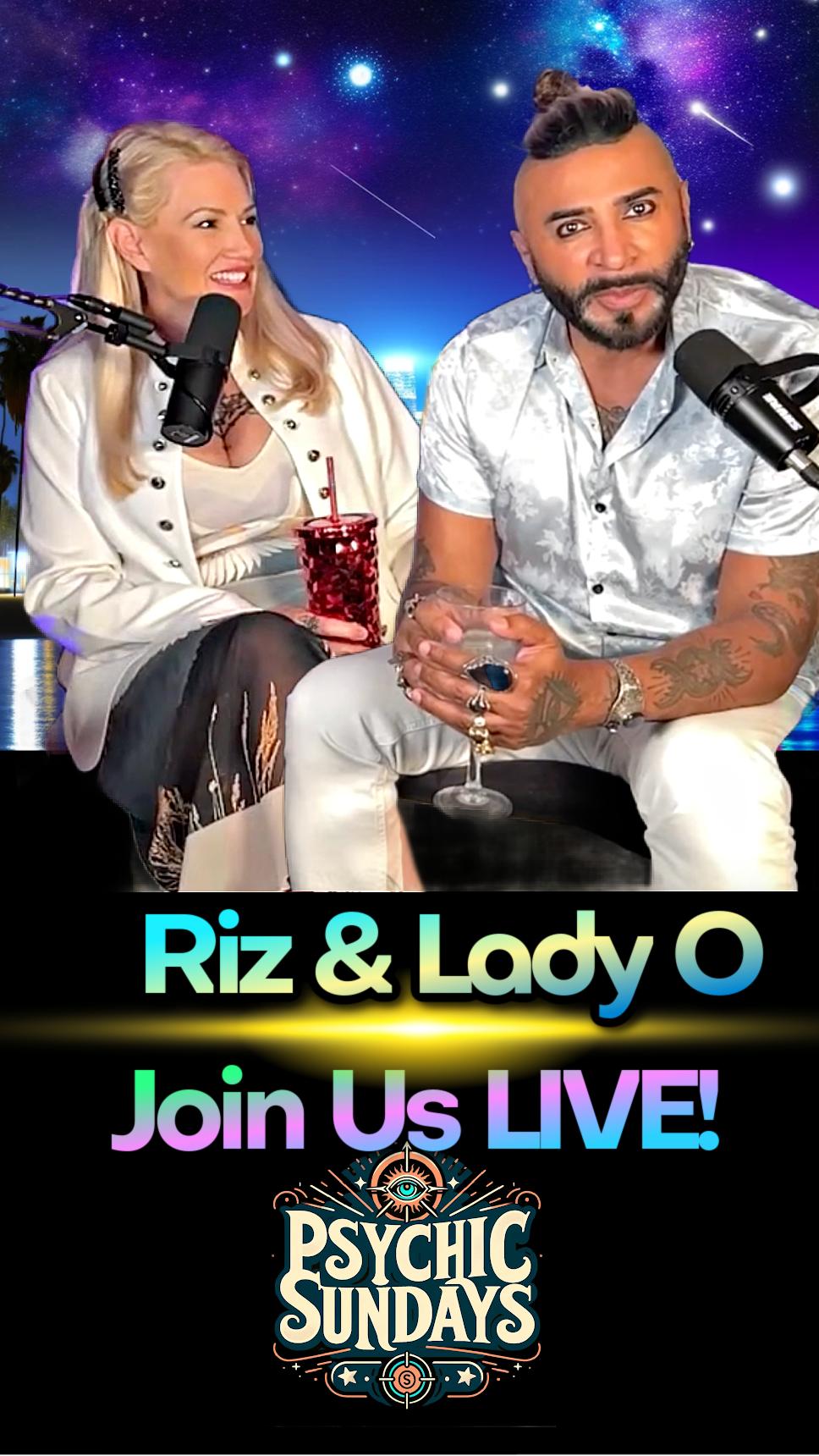 Live Psychic Readings Psychic Sundays w Riz and Lady O (2024)
