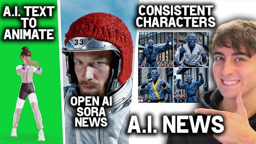 "MattVidPro AI" A.I. RECAP: Sora Info, AI Animation, Consistent Characters & More! (TV Episode ...