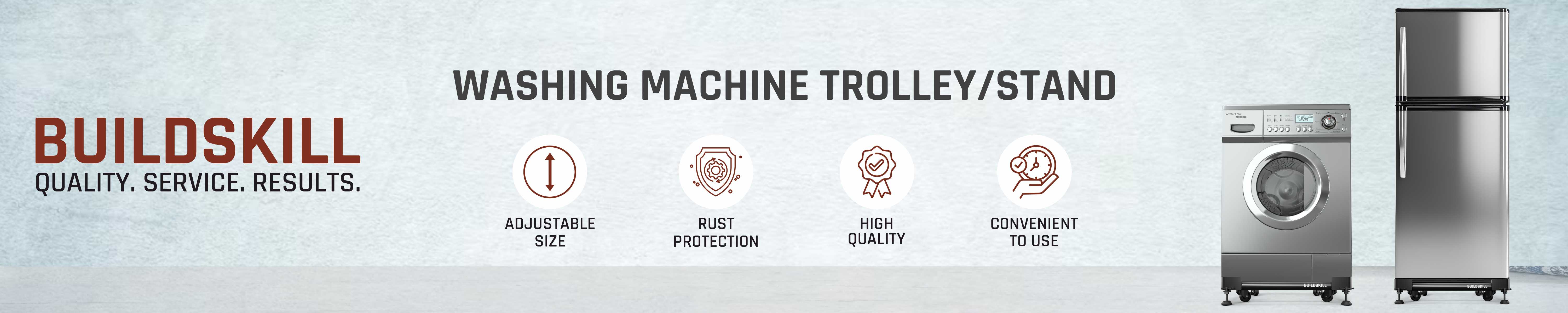 Amazon.in: BUILDSKILL: WASHING MACHINE TROLLEY