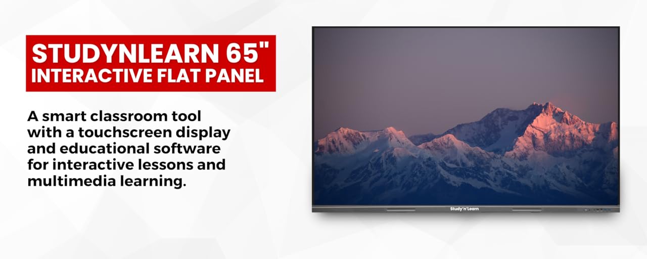 Amazon.in: STUDYNLEARN: 65" Interactive Flat Panel