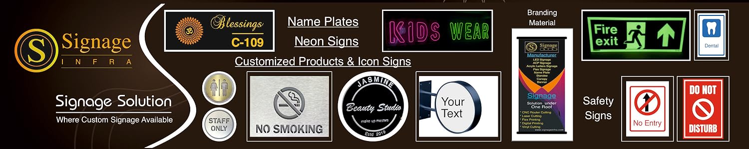 Amazon.in: Signage Infra: Safety Signs