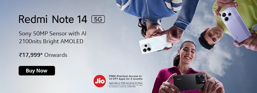 Amazon.in: Xiaomi: Redmi Note 14 5G