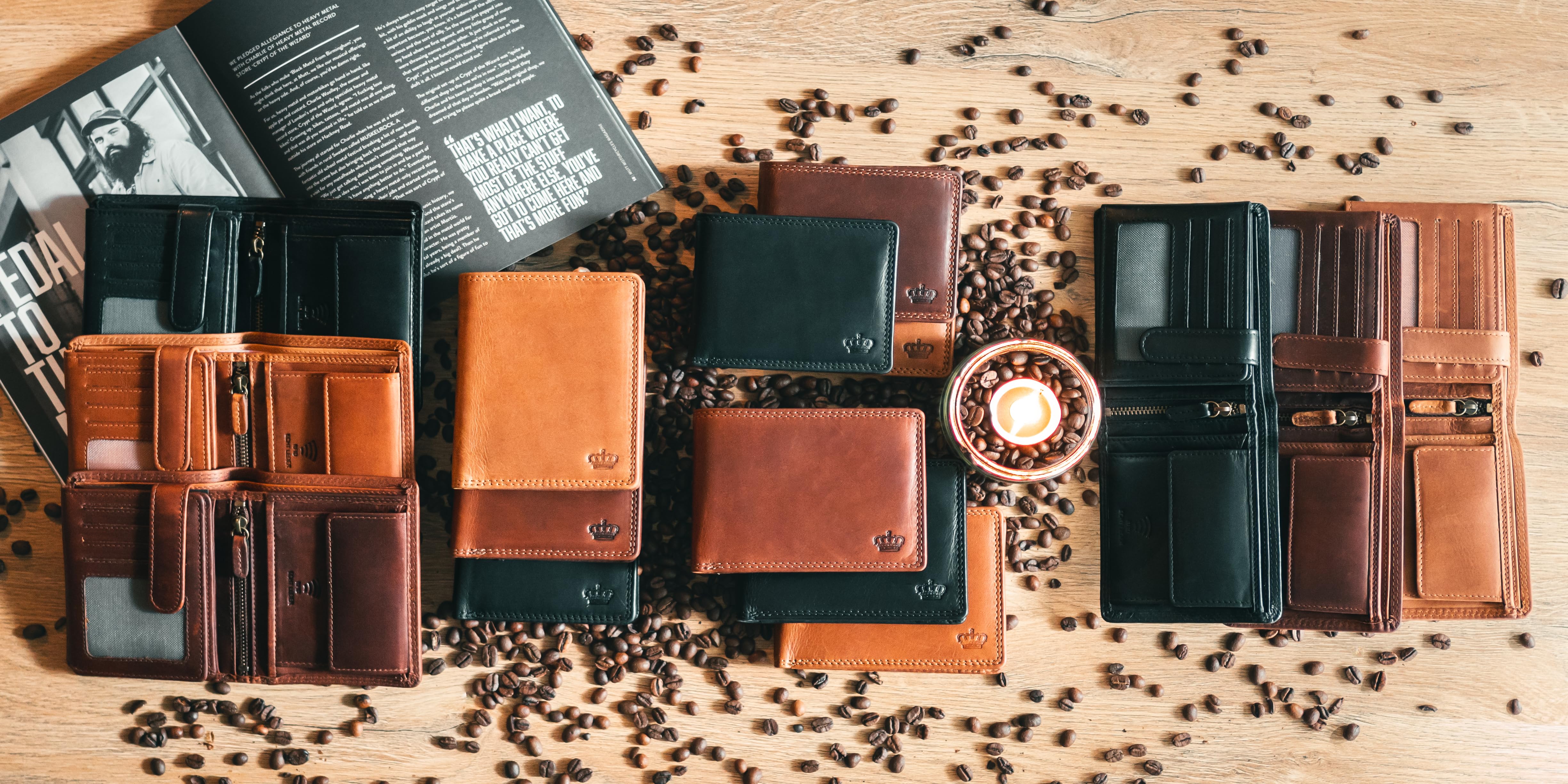 Amazon.de: Baur Lederwaren: Vollleder Geldbörsen