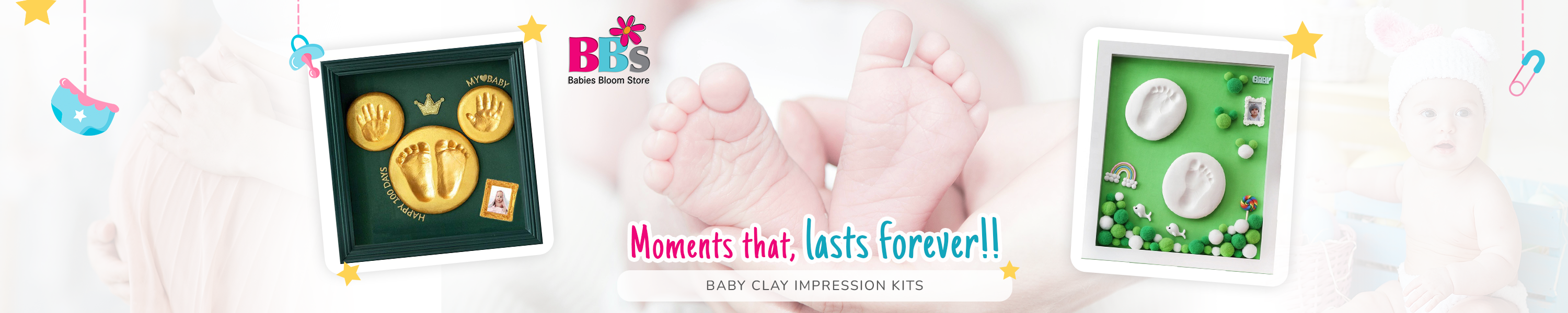 Amazon.in: BABIES BLOOM: Baby Clay Impression Kits