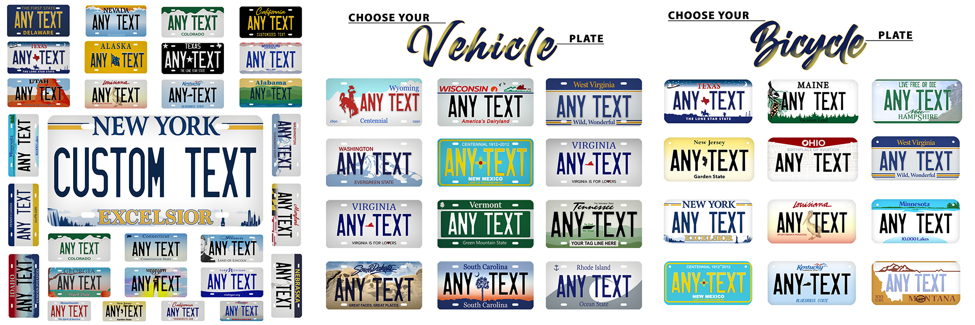 Amazon.com: PIXXEL CREATIONS: State License Plates