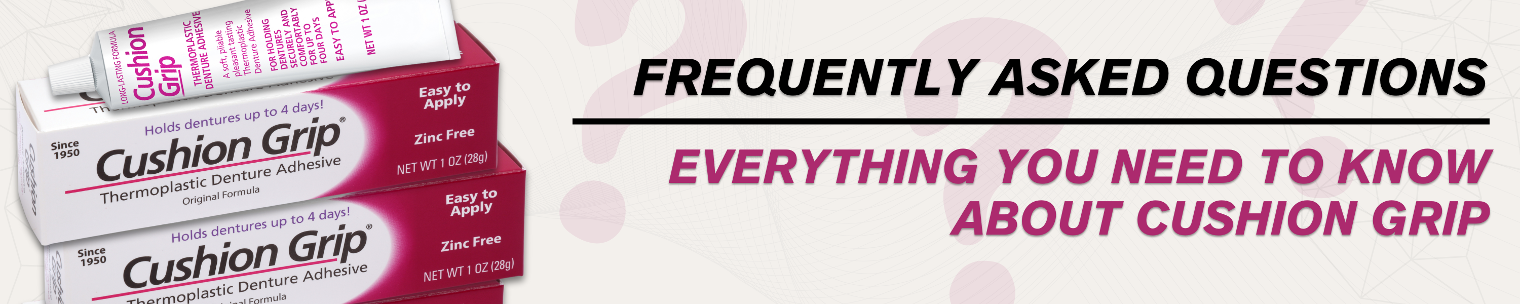 Amazon.com: Cushion Grip Thermoplastic Denture Adhesive: Faq