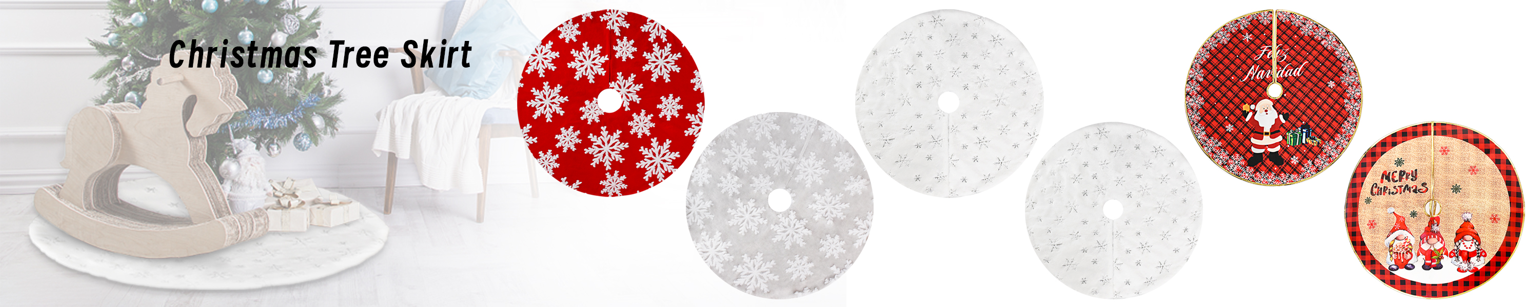 Amazon.com: Mupera: Christmas tree skirts