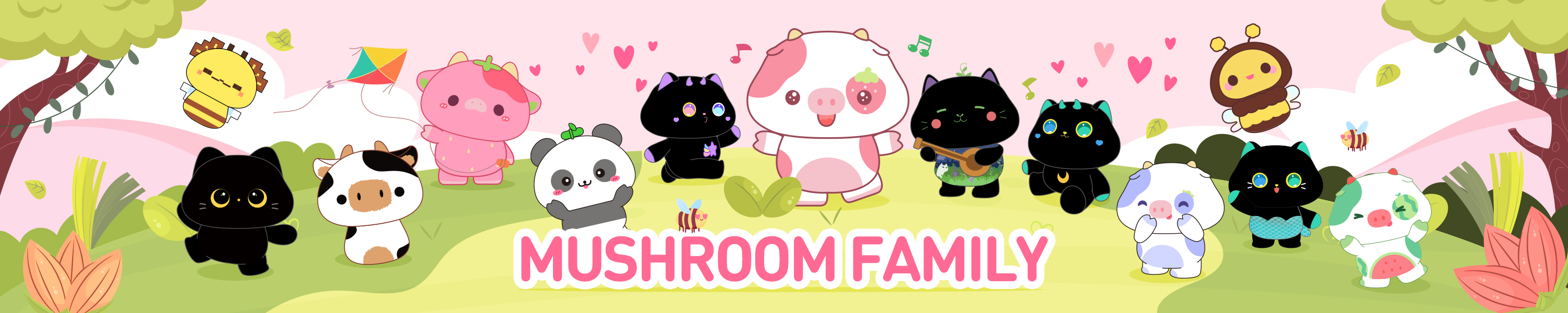 Amazon.com: Mewaii: MUSHROOM COW SERIES
