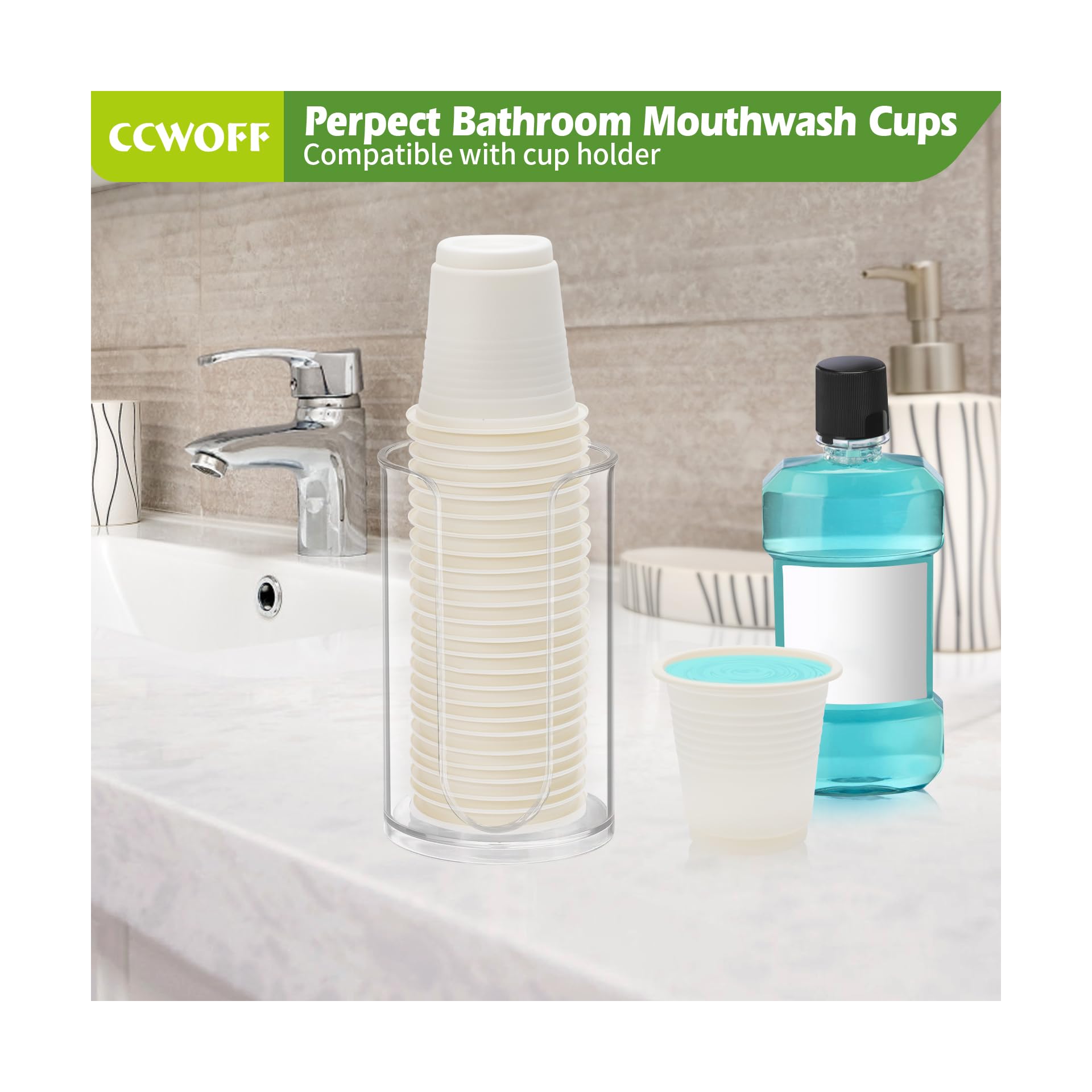 Amazon.com: CCWOFF: 3OZ BATHROOM CUPS