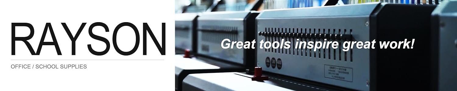 Amazon.com.br: RAYSON: 3:1 Pitch - Click Binding Spines