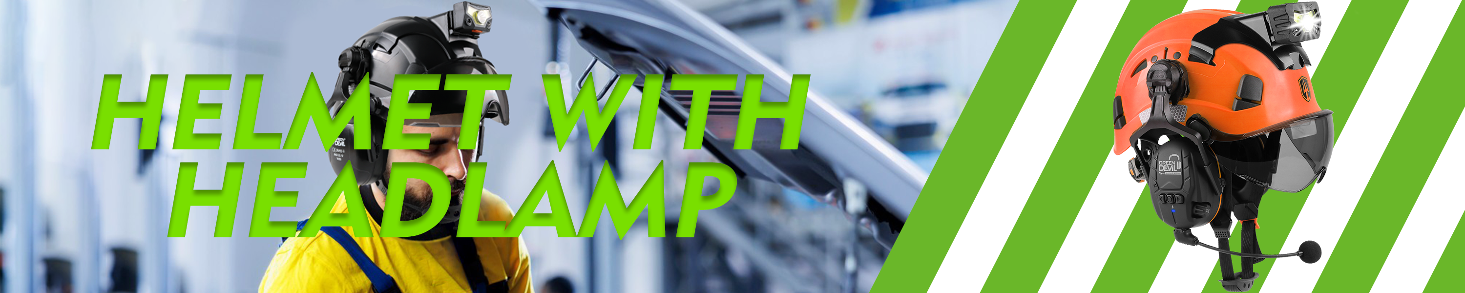 Amazon.com: GREEN DEVIL Personal Protective Equipment: Helmet with ...