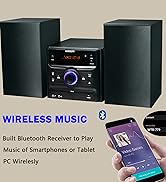 WISCENT Impianto Stereo Casa,Stereo Compatti Sistemi Micro HiFi con ...