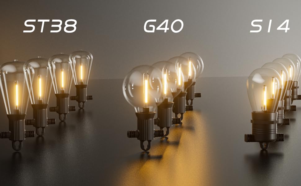 Amazon.com: 4 Pcs LED Edison Bulb Filament, 1W Bulb Replacement Spare Plug in 2700K Warm White ...