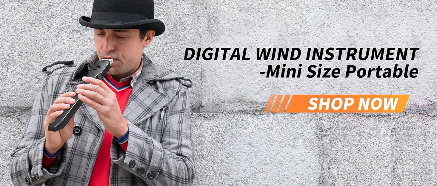 Amazon.com: KONIX Electronic Wind Instrument, DC02 Pro Digital Wind ...