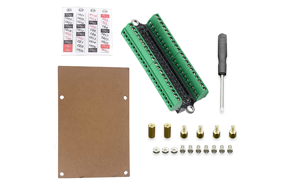 Amazon.com: Jienk RPi GPIO Solderless Terminal Block Breakout Board ...