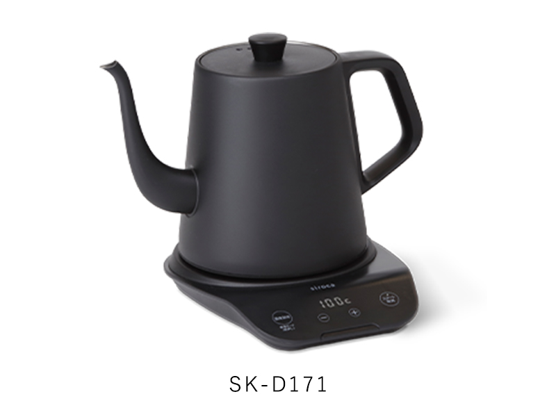 Amazon | シロカ 温度調節電気ケトル SK-D171 ブラック[容量0.8L/1℃単位の温度設定機能/保温機能/空だき防止機能/電気ポット] | siroca(シロカ) | 電気ケトル 通販