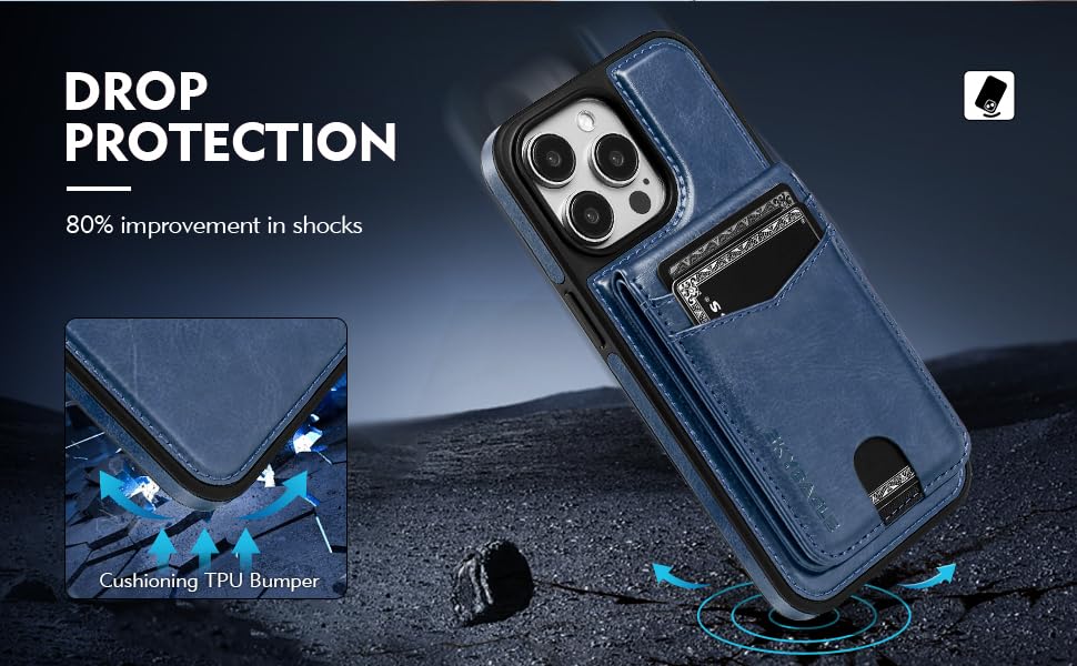 Amazon.com: SkyEagle for Compatible Magsafe Magnetic 2 in 1 Detachable iPhone 13 Pro Max Wallet ...