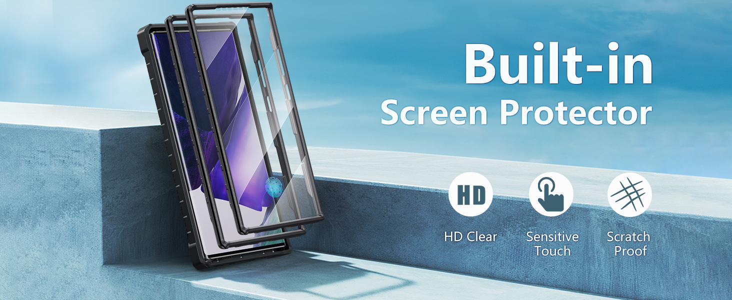 Amazon.com: FNTCASE for Samsung Galaxy Note-20-Ultra Case: Military Grade Rugged Cell Phone ...