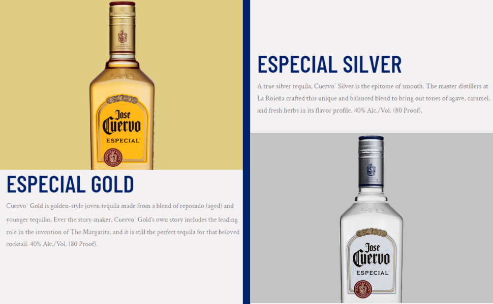 Tequila Gift Set - Jose Cuervo Tequila Gifts, 2x 5cl Jose Cuervo ...