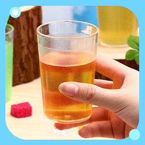 Amazon.com | Meanplan Restaurant Grade 8 oz Plastic Cup Break Resistant ...