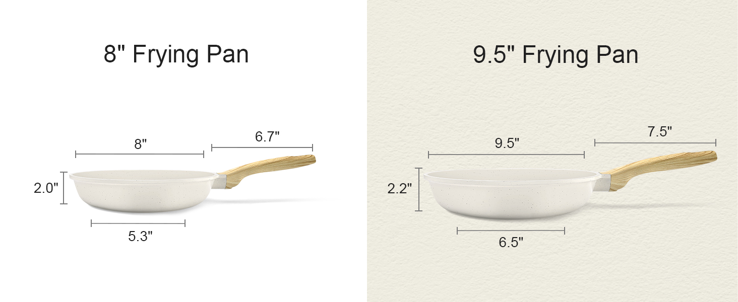 Amazon.com: GiPP Pots and Pans Set Non Stick - 14 Pcs White Granite Kitchen Cookware Sets ...