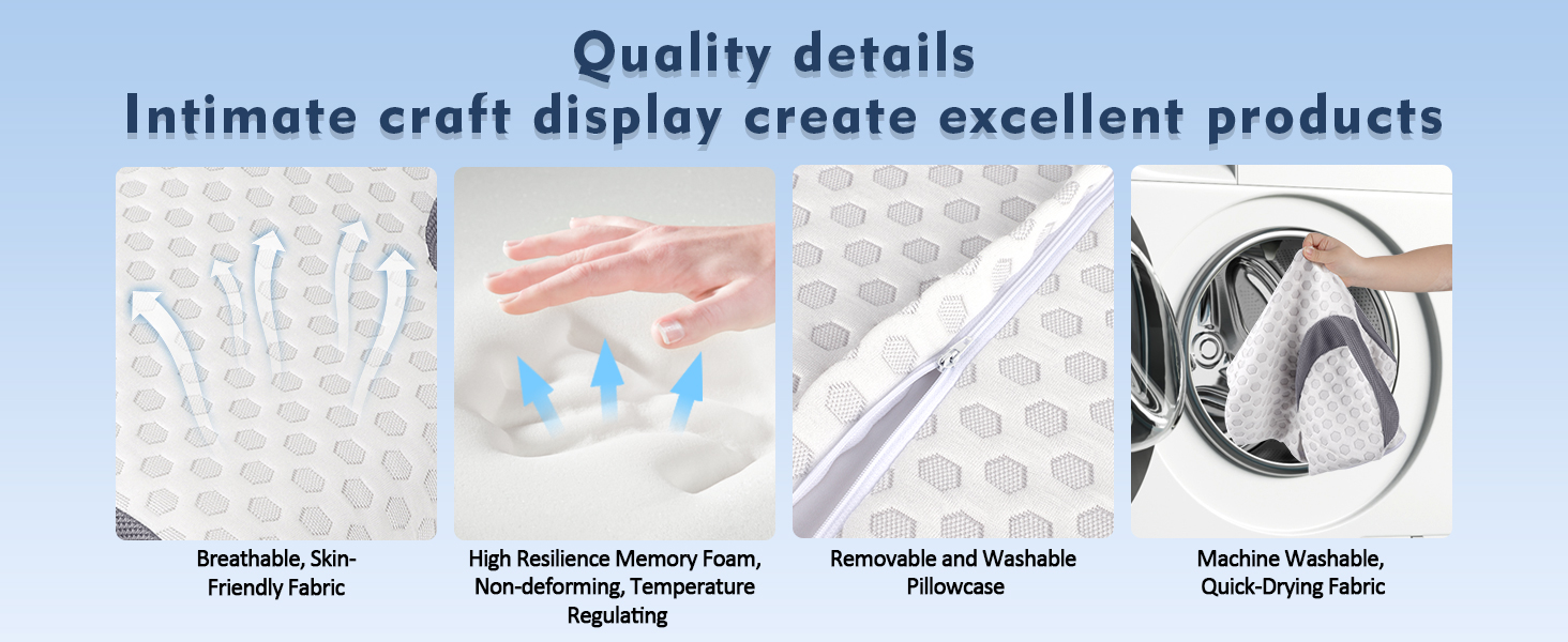 Amazon.com: IKSTAR CPAP Pillow for Side Sleeper, Sleep Apnea Pillow for Sleeping, CPAP Nasal ...