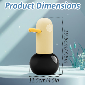 Automatic Soap Dispenser Touchless, Cute Ducky Touchless Foaming Hand Soap Dispenser, 400ML ...