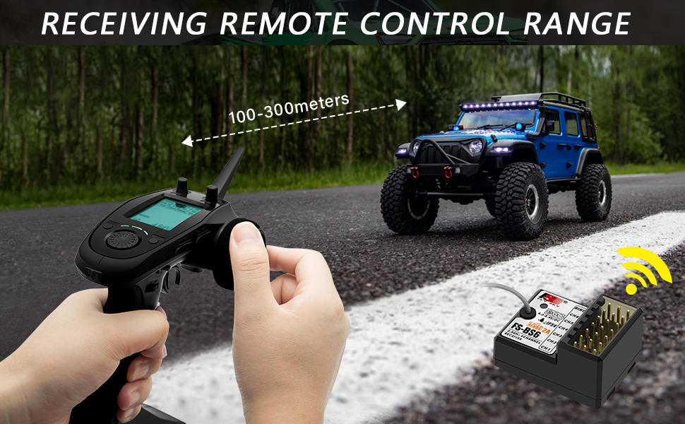 Amazon.com: Flysky FS BS6 Receiver Waterproof 2.4G 6CH Receiver for ...