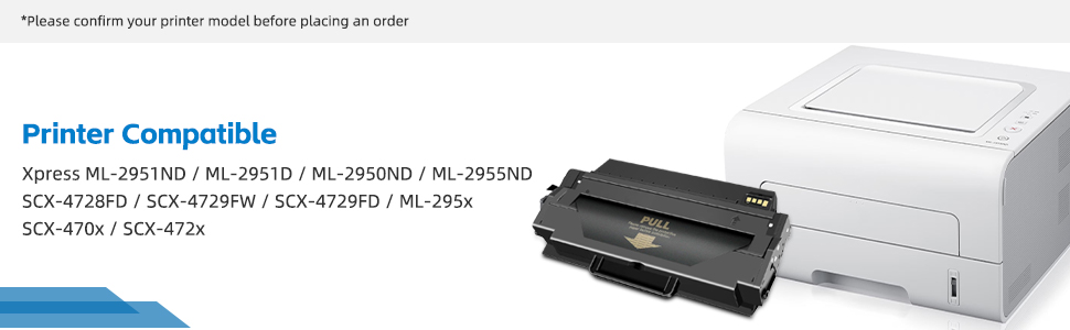 MLT-D103S Toner Cartridge 2-Pack Replacement for Samsung D103S 103S Toner ML-2951ND ML-2951D ML ...