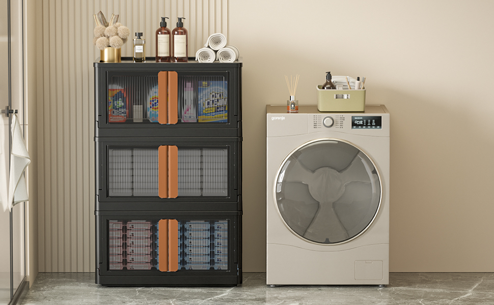 HAIXIN Aufbewahrungsbox mit Deckel, 32L Boxen Aufbewahrung Ordnungsboxen Storage boxes Kisten ...