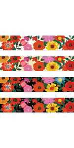 Amazon.com: 68 Ft Retro Checkered Bulletin Board Borders Boho Retro ...