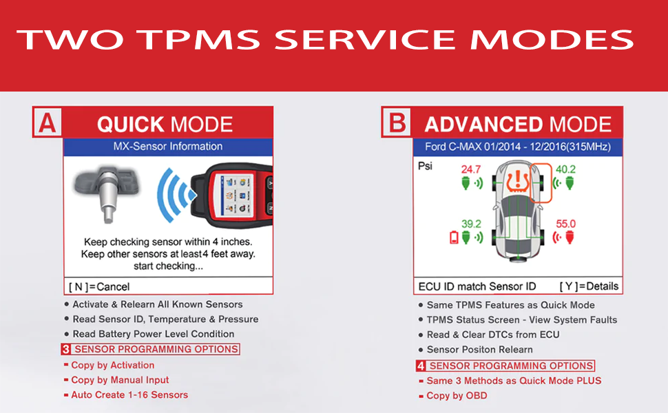 Amazon.com: Autel TS508 MaxiTPMS TPMS Programming Tool 2023 Version ...