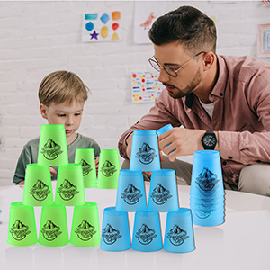 Amazon.com: VIKEDIWZL Quick Stacking Cups Game, 24pcs Sport Stacking ...