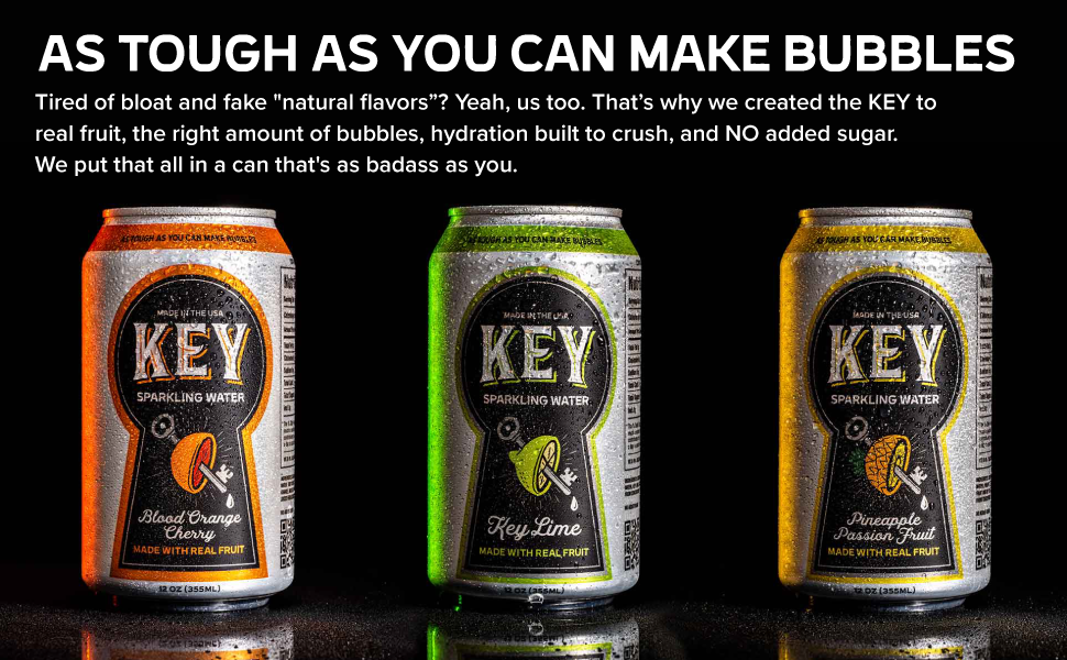 Amazon.com: Key Sparkling Water | Key Lime | Flavored Sparkling Water Made with Real Fruit | No ...