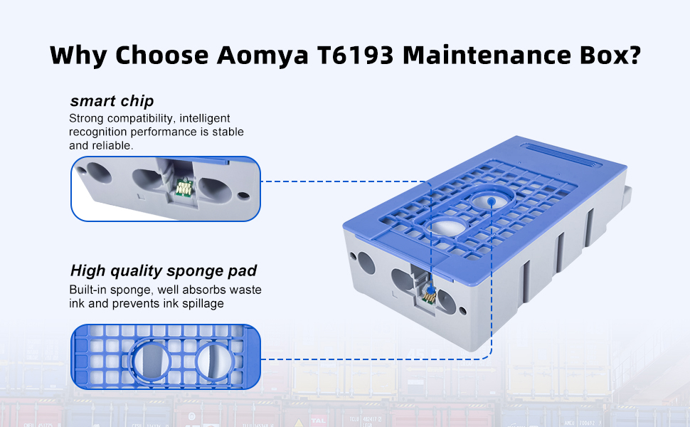 Amazon.com: Aomya Compatible Epsn T6193 Maintenance Box SC1MB for ...