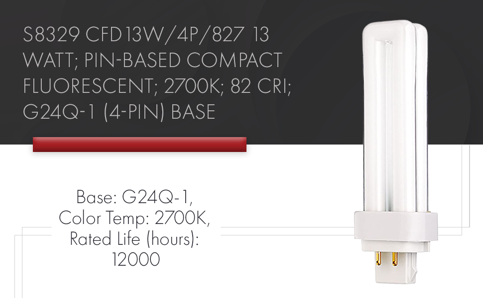 Satco CFD13W/4P/827 - Amazon.com