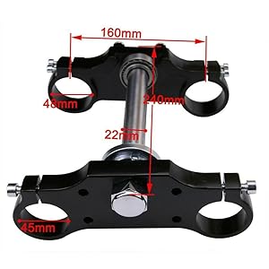 Amazon.com: 29" Pair Front Fork Shocker for 110CC 125CC Dirt Pit Bike, Complete Front Forks Set ...