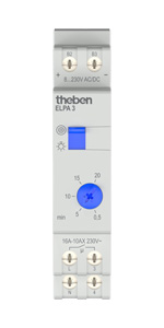 Theben 0080002 ELPA 8 - Treppenlicht-Zeitschalter, elektromechanisch, TLZ, ohne Stand-by ...