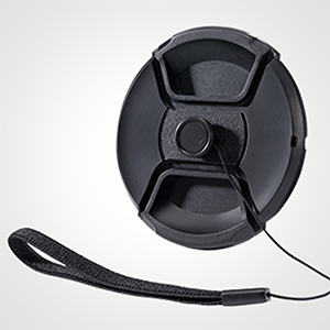 K&F Concept 55mm Lens Cap Cover, 4-in-1 Center Pinch Lens Cover + Anti-Loss Keeper Leash ...