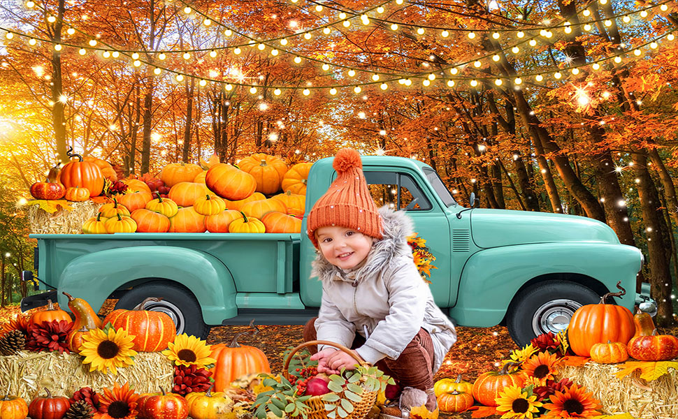 Amazon.com : Capisco Fall Backdrops for Photography Friendsgiving ...