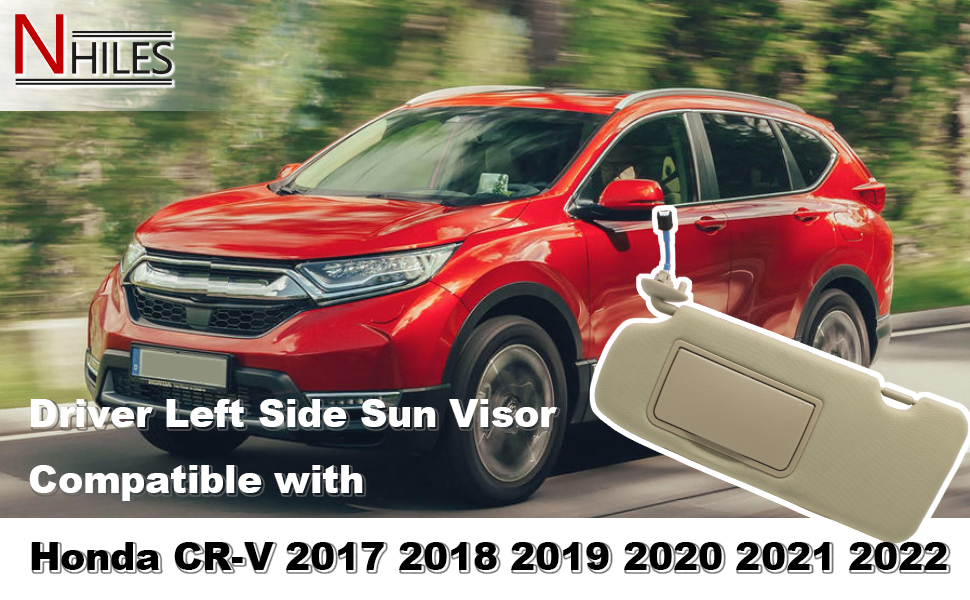Amazon.com: NHILES Driver Left Side Sun Visor Compatible with Honda CRV 2017 2018 2019 2020 2021 ...
