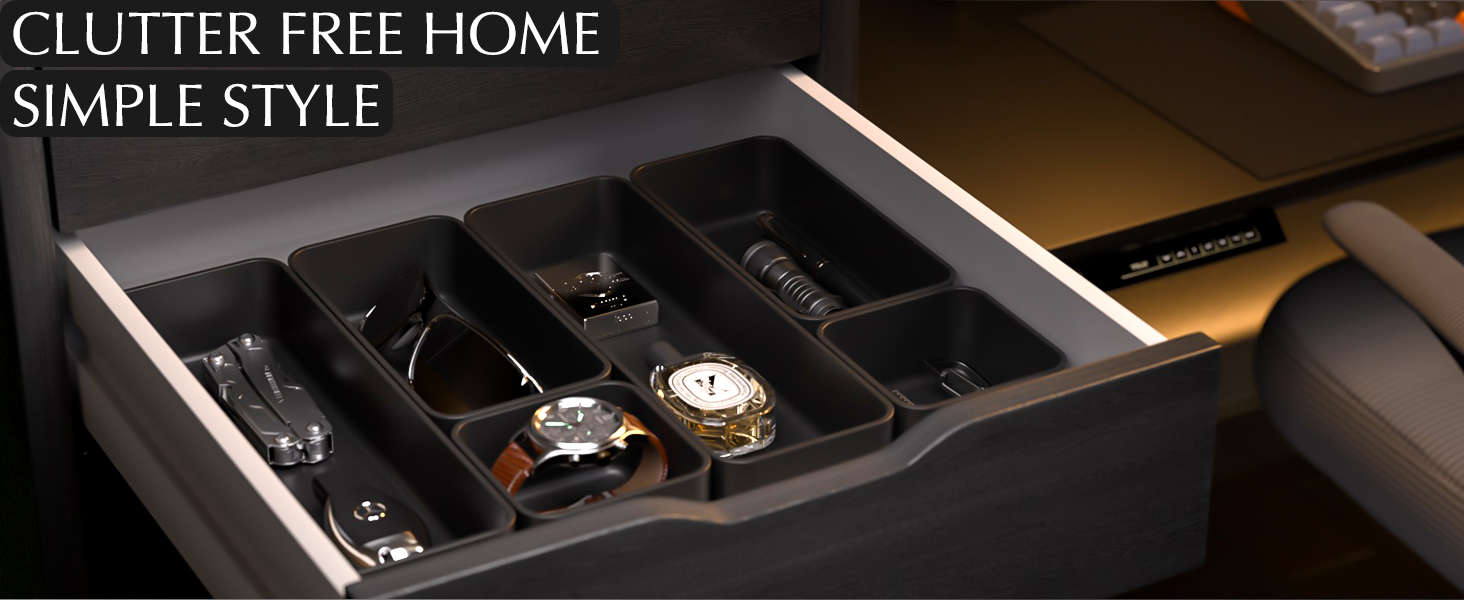 Amazon.com: CHANCETSUI Bathroom Modular Drawer Organizer Set ...